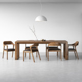Bourgoin 6 piece drop leaf solid wood dining set store